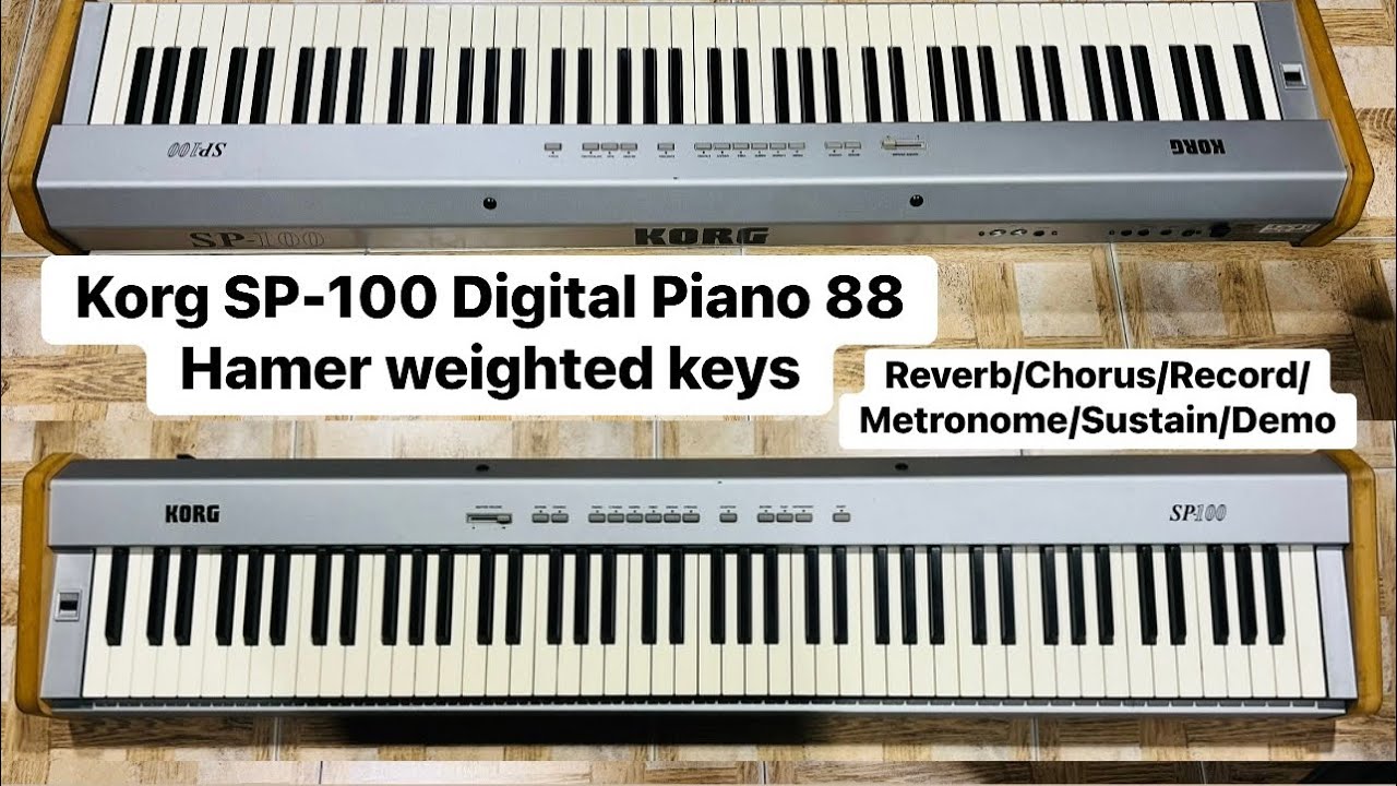 Korg SP-100 Digital Piano 88Hamer weighted key ( Wilson Music ...