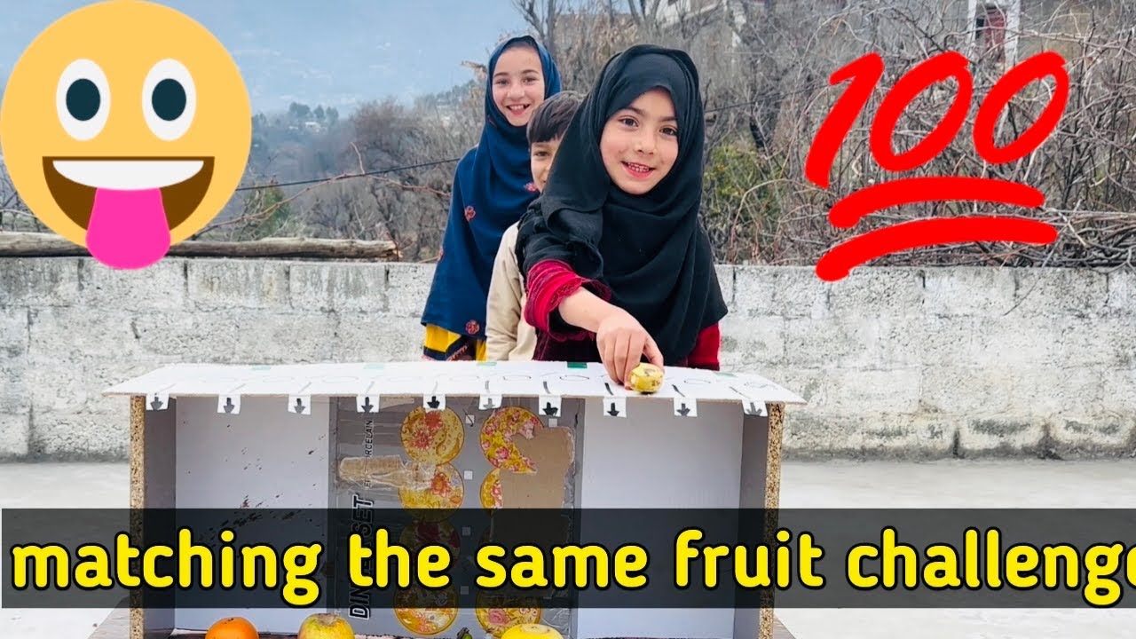 Matching the same fruit challenge🍇 🍋‍🟩 - YouTube
