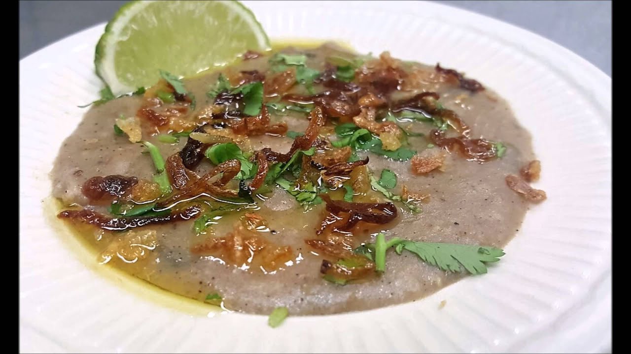 Deccan Grill - Hyderabadi Haleem In The Making - YouTube