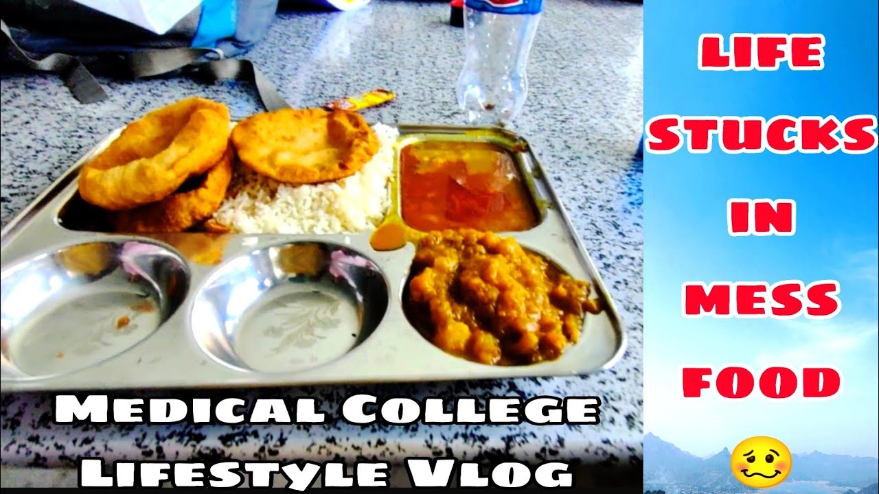 Hostel Mess Food 🤮 / A Day in life of BAMS 3rd Year Student - YouTube