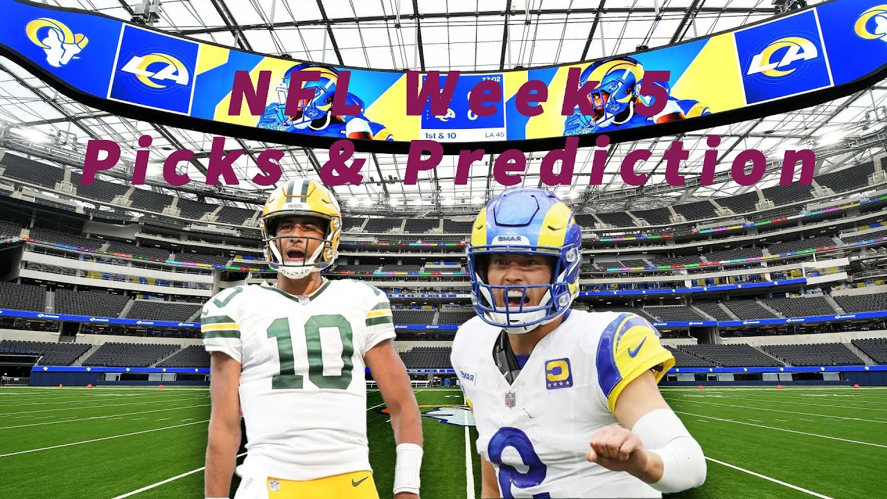 NFL week 5 picks and Prediction - YouTube