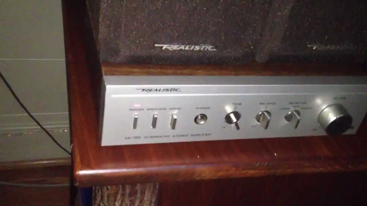 eBay Score: Realistic SA-150 Amplifier - YouTube