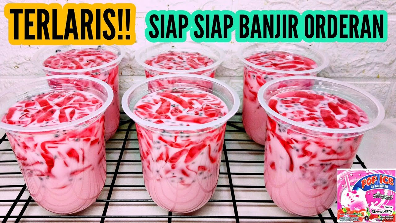 CUKUP DI ADUK BISA UNTUNG BANYAK!! IDE JUALAN ES JELLY KEKINIAN ...