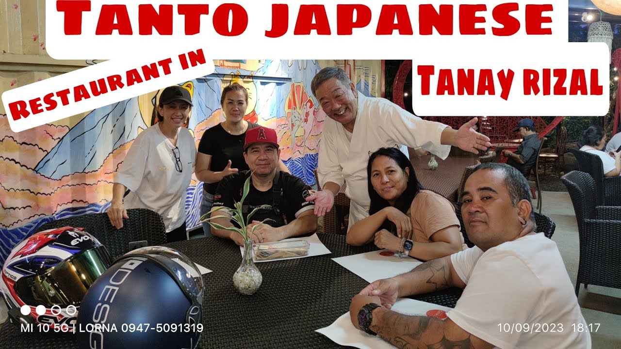 TANTO AUTHENTIC JAPANESE RESTAURANT SA TANAY RIZAL - YouTube