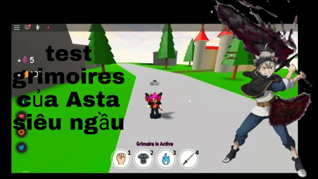 Test grimoires của Asta / roblox anime fighting simulator - YouTube