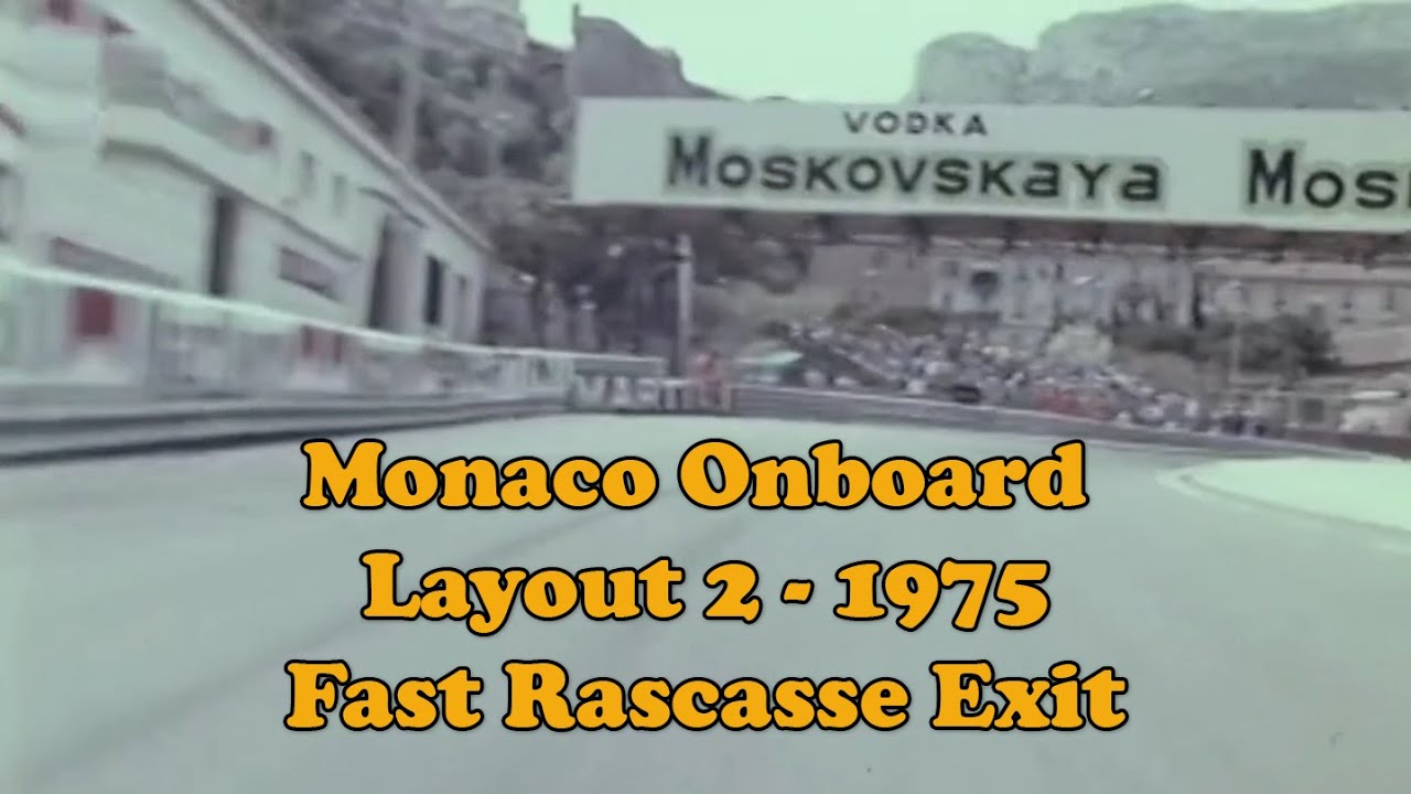 Monaco Onboard - Patrick Depailler 1975 - R17 Gordini (RARE FOOTAGE ...