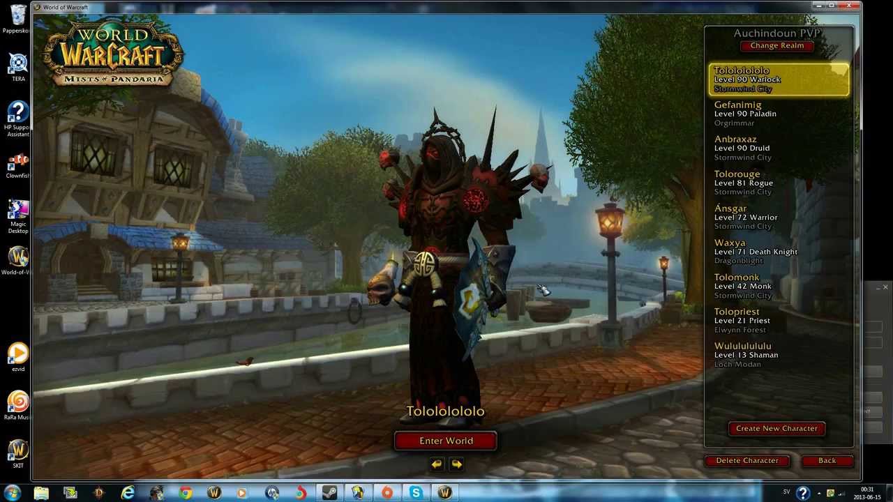My World Of Warcraft Account Part 1 - YouTube
