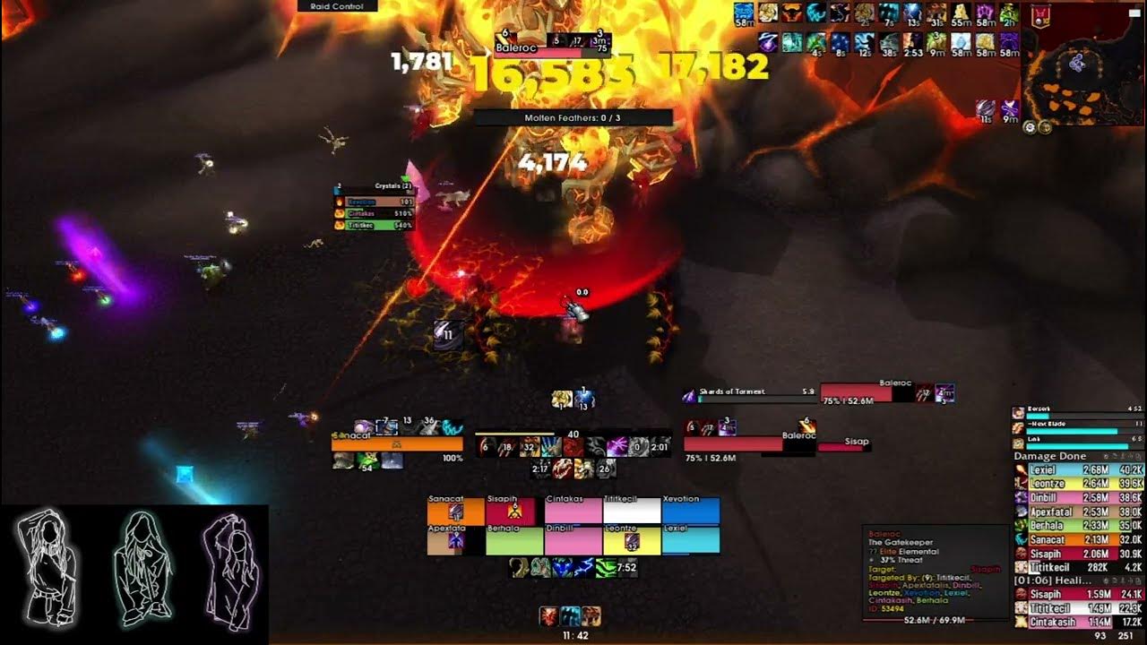 Cataclysm Classic | Baleroc 10 Man Heroic | POV Feral Druid! - YouTube