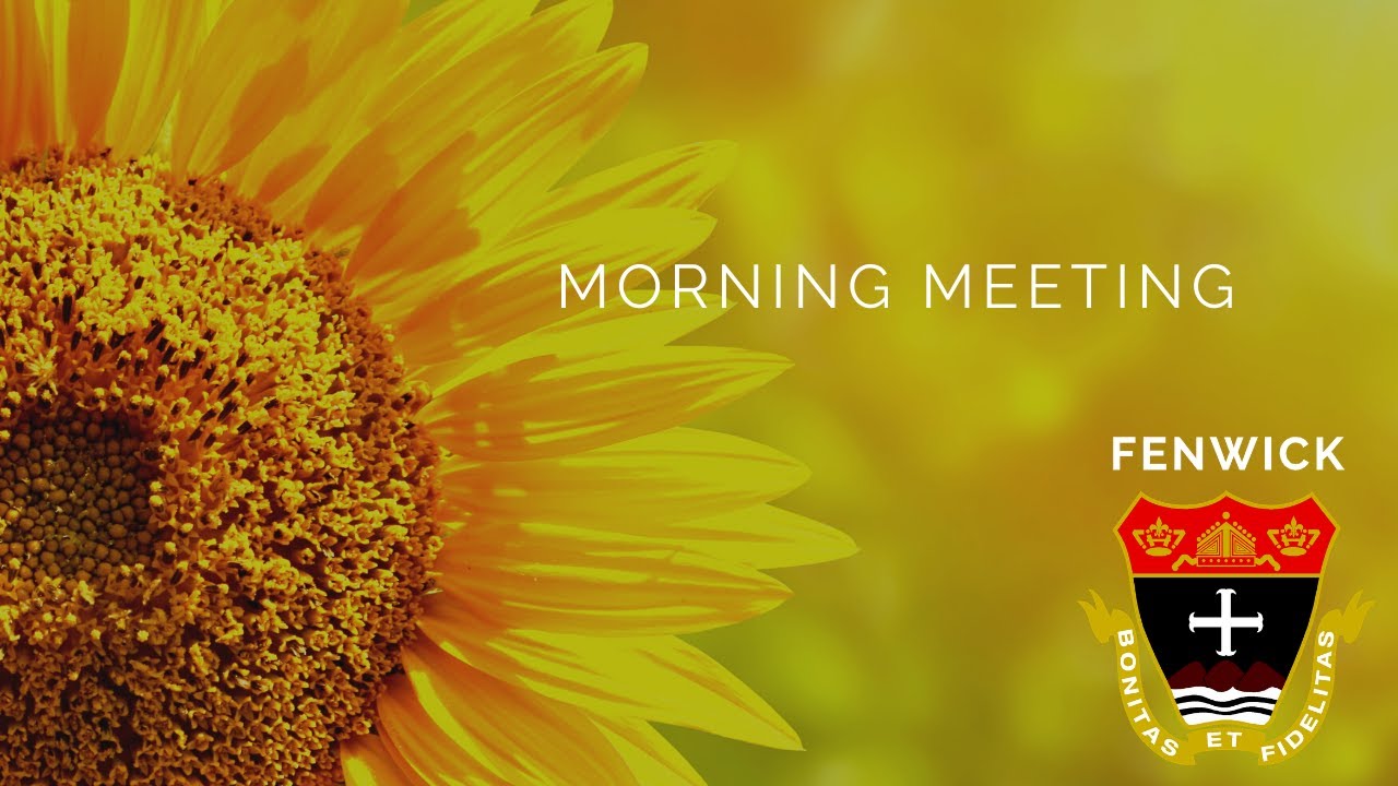 Morning Meeting: Wednesday, May 27 - YouTube