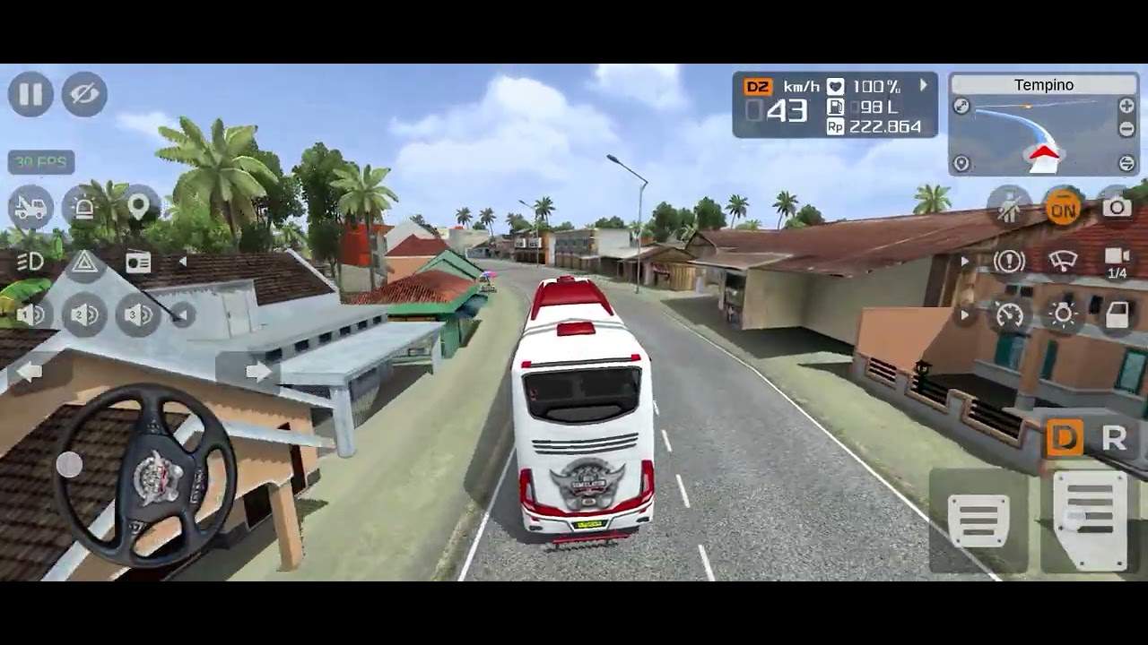 Indonesian Bus Simulator Bus mod - YouTube