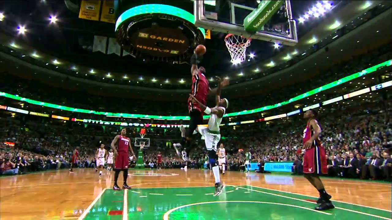 Lebron and Deandre Jordan Poster dunk comparison - YouTube