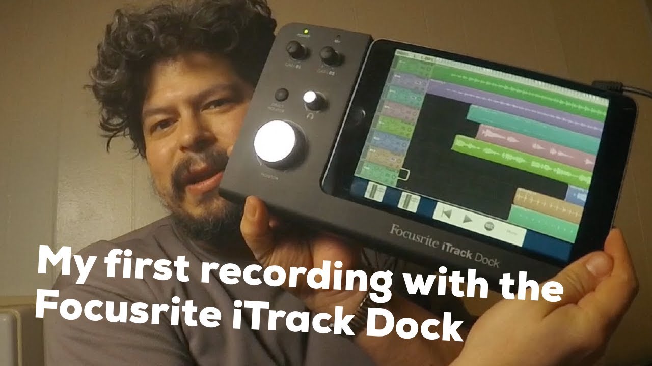 My first recording with the Focusrite iTrack Dock - YouTube