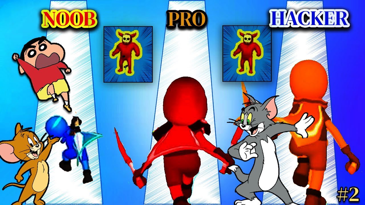 NOOB vs PRO vs HACKER In Solo Leveling 3D | With Tom And Jerry | Clone ...