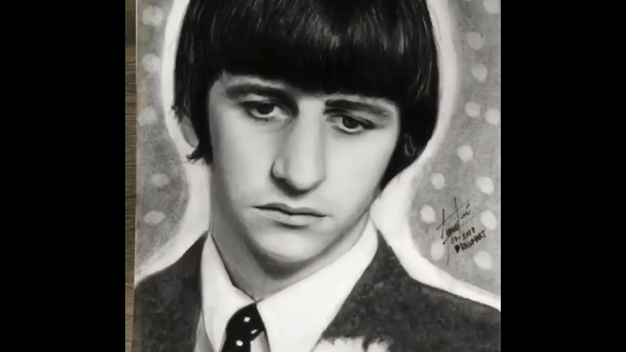 Ringo Starr- Speed drawing - YouTube