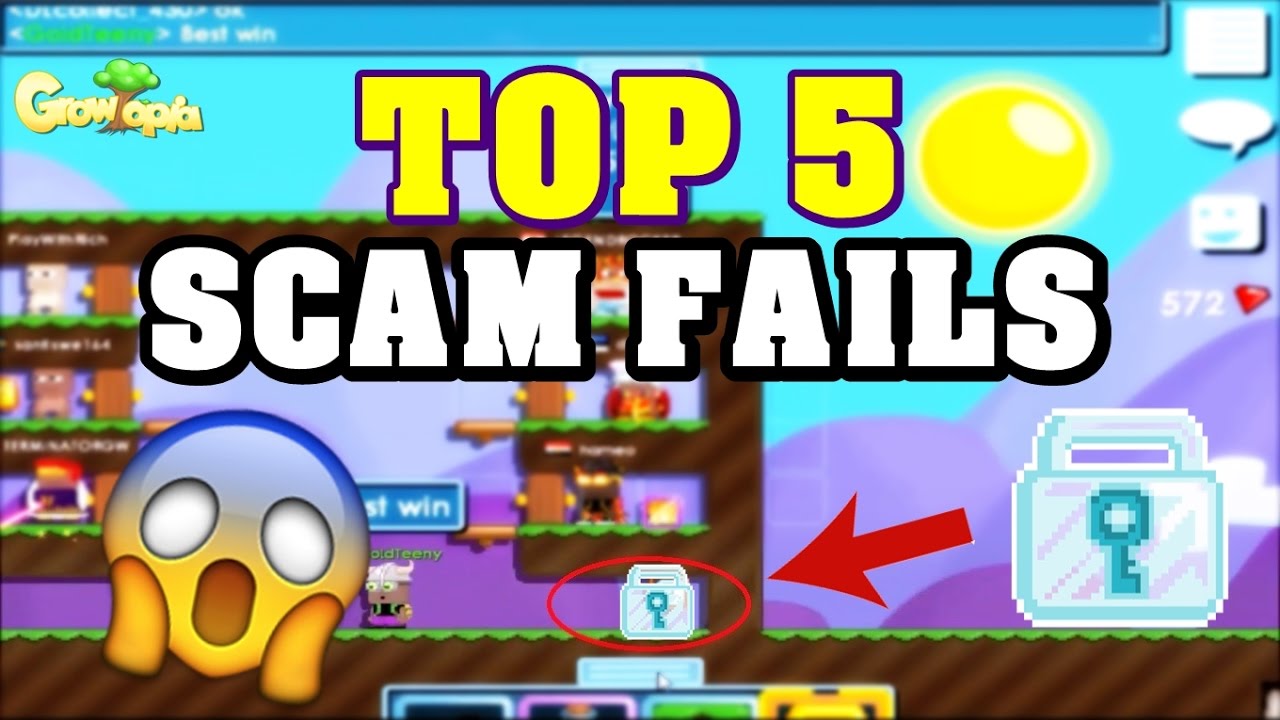 TOP 5 SCAM FAILS I HAVE EVER SEEN! (Growtopia) - YouTube