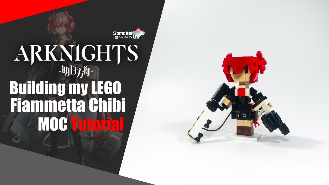 LEGO Arknights Fiammetta Chibi MOC Tutorial | Somchai Ud - YouTube