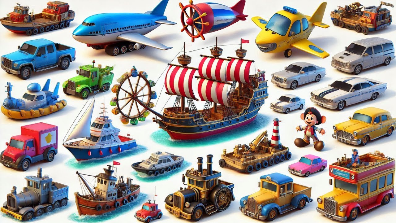 Fun Transportation A-Z: Learn Vehicles Through a Catchy Kids’ Song ...