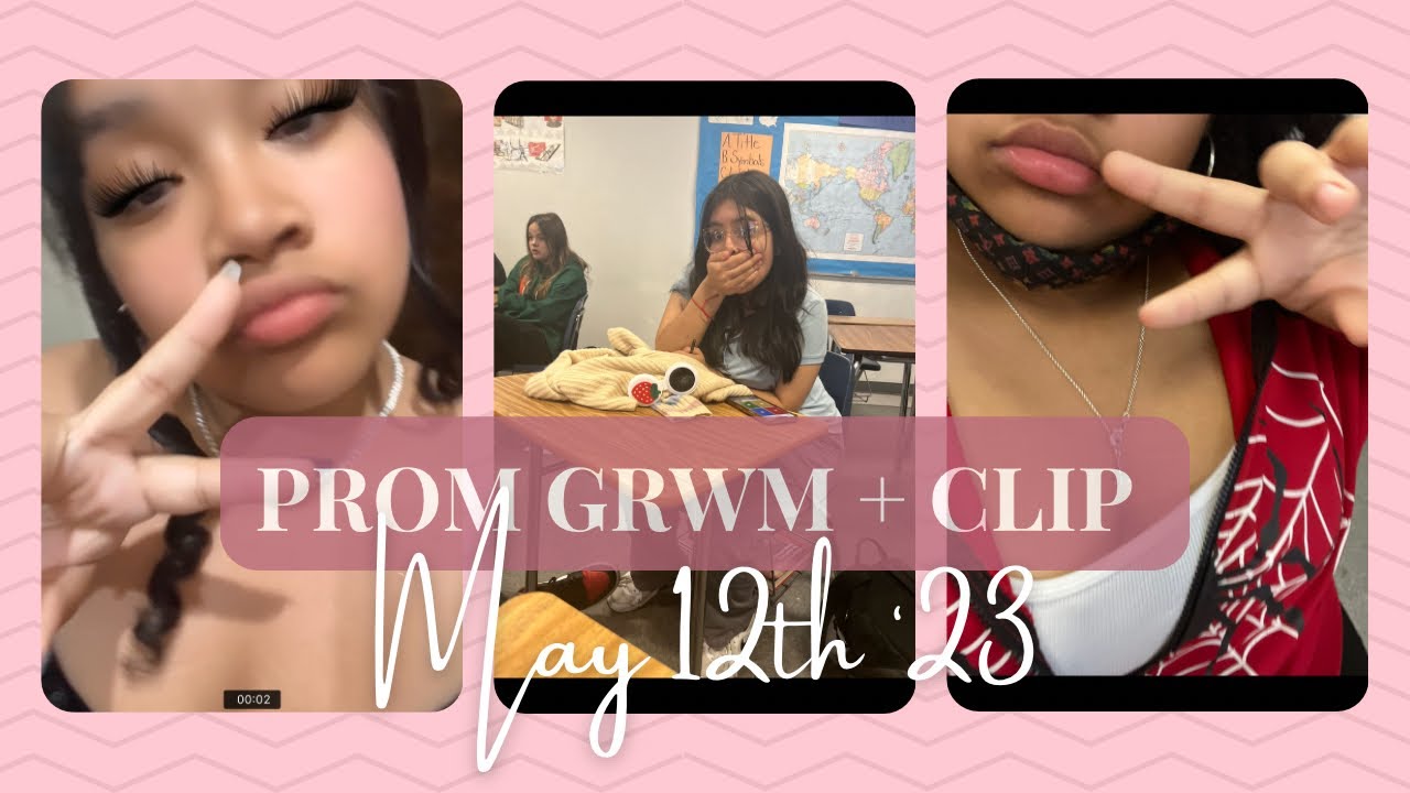 Prom grwm + clips from prom! |Zorasinterlxde - YouTube