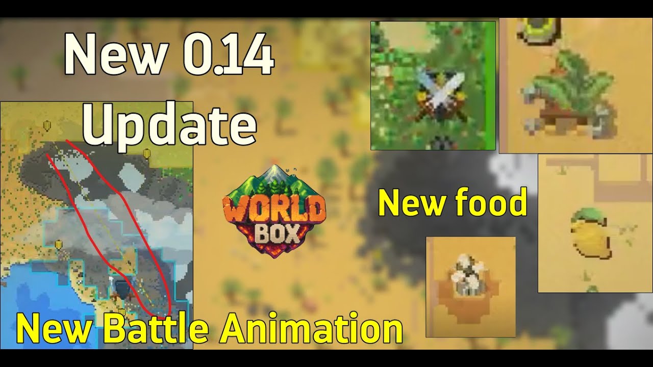 New Worldbox Update 0.14, New Food, Lemon, New Battle Animations. - YouTube