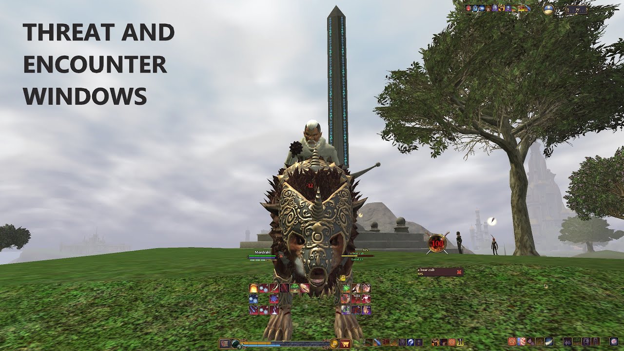 Everquest 2 group interface tools and threat management - YouTube