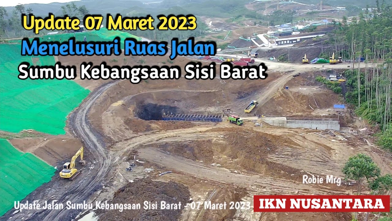 Update IKN Hari ini ‼️ Menelusuri Jalan Sumbu Kebangsaan Sisi Barat ...