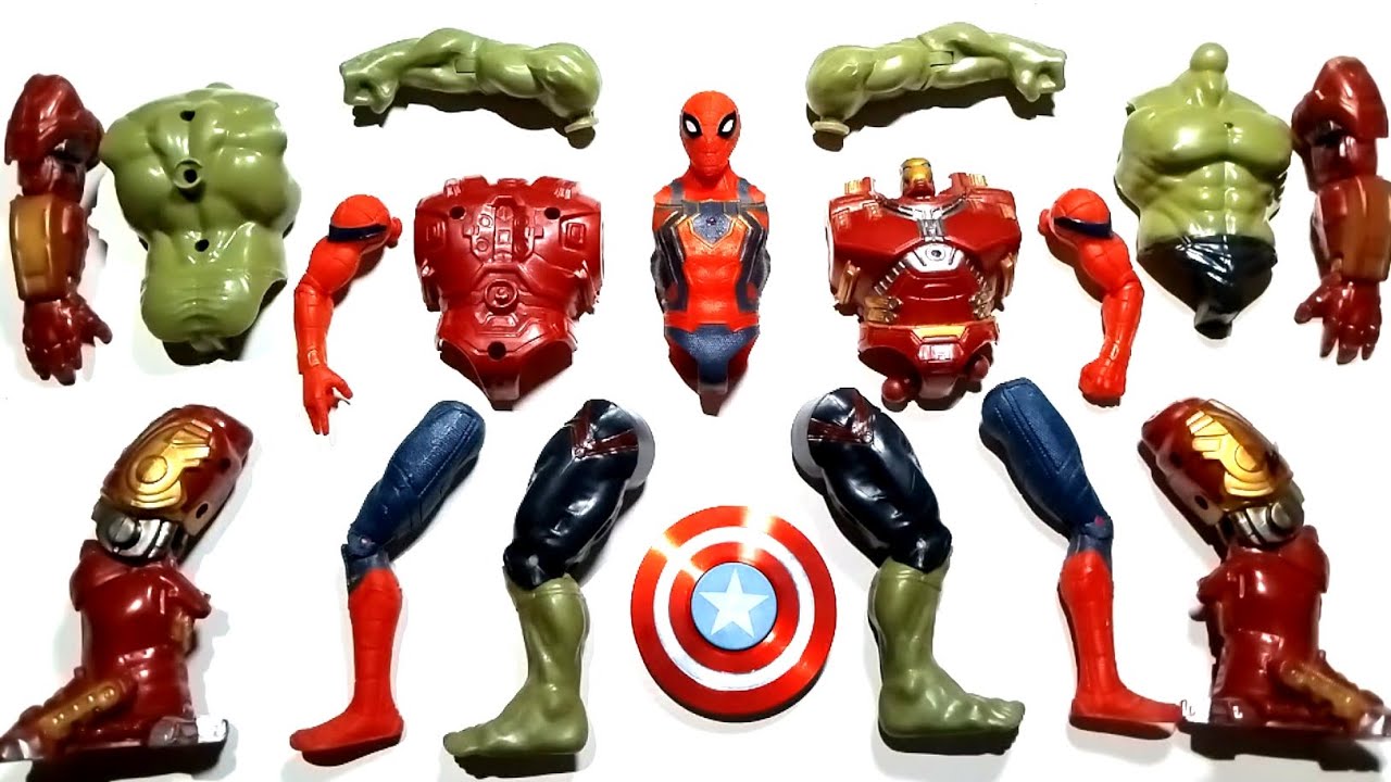 UNBOXING AVENGERS! Spider-Man, Hulk Smash, Hulk Buster - YouTube