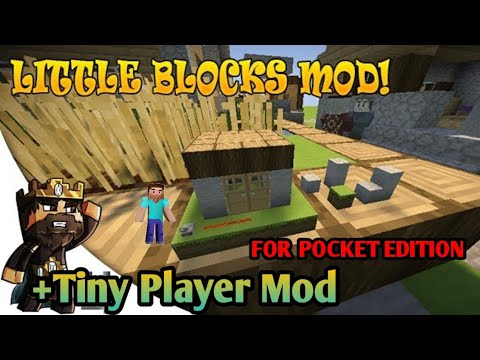 Tiny Block Mod||Tiny Player Mod||TINY PLAYER + TINY BLOCK ADDON FOR ...