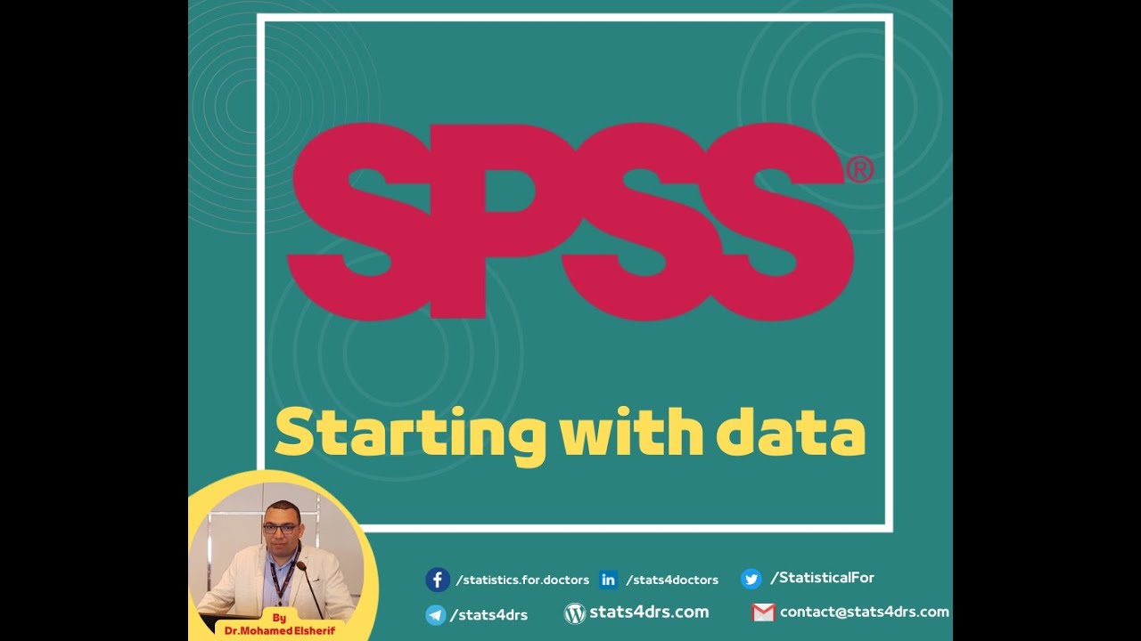 SPSS 1 - Starting with data - YouTube
