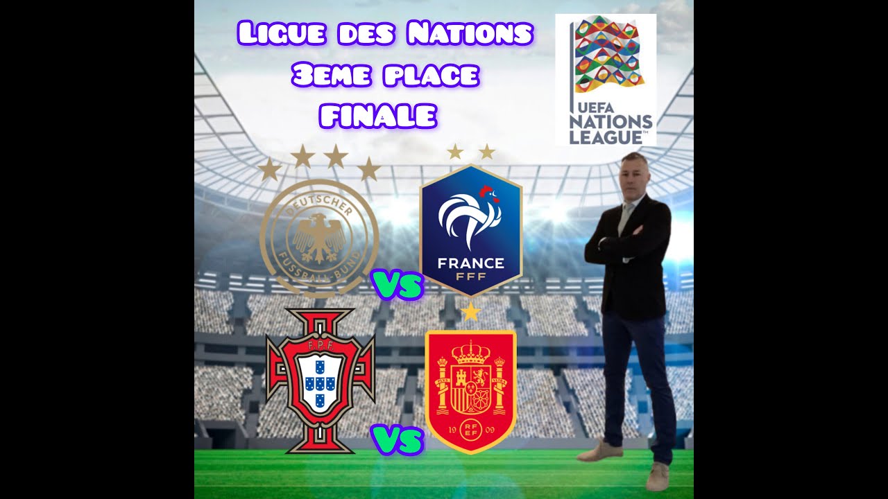 Pronostics Foot Ligue des Nations 3ème Place et Finale 08 Juin - YouTube