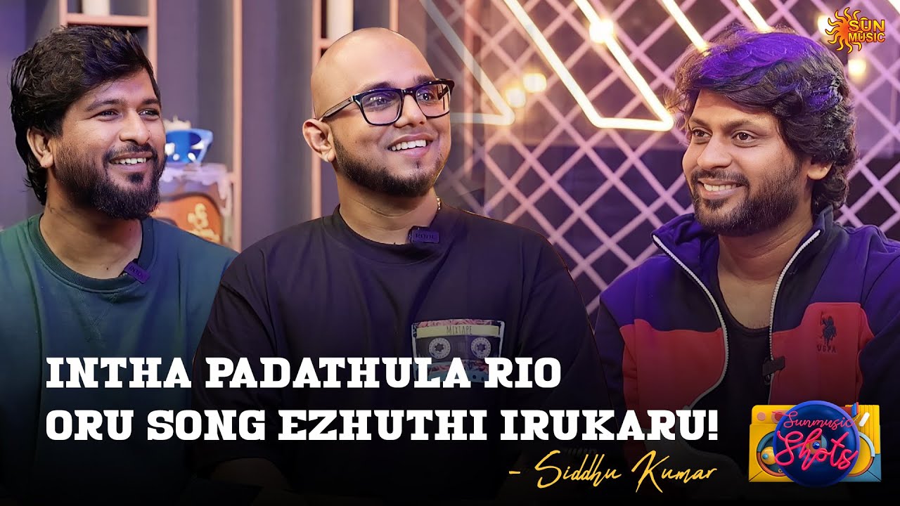 "Negative role act pannaum-nu aasai iruku!" - Rio Raj | Siddhu Kumar ...