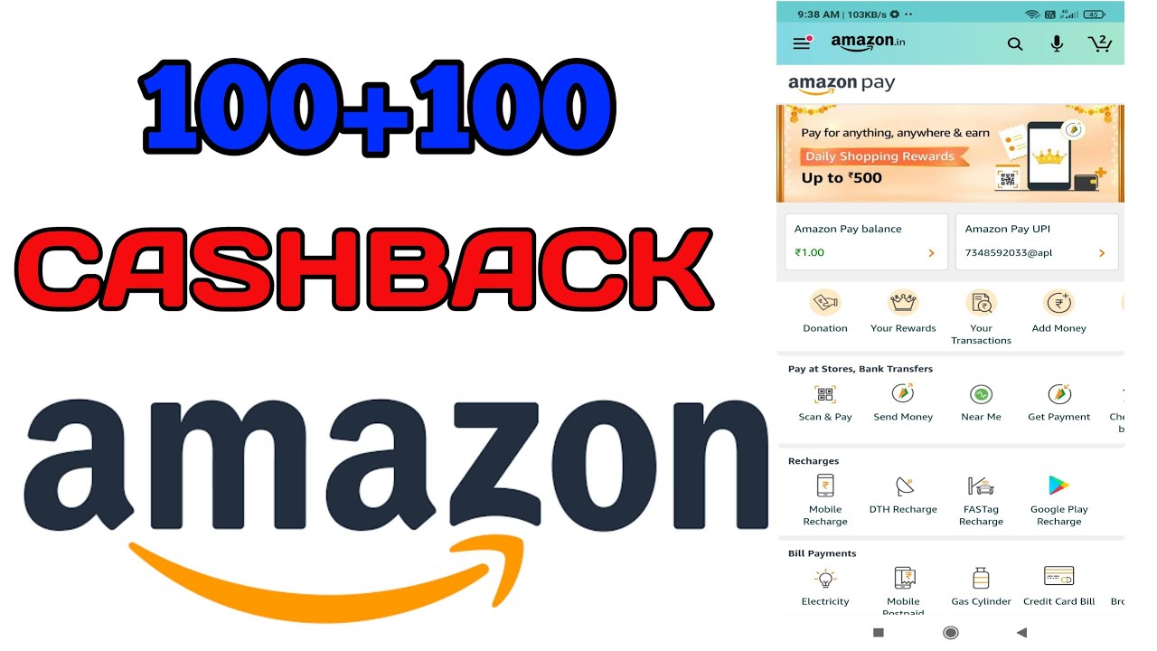 Amazon Pay 100 cashback amazon | payment new offer amazon pay today New ...