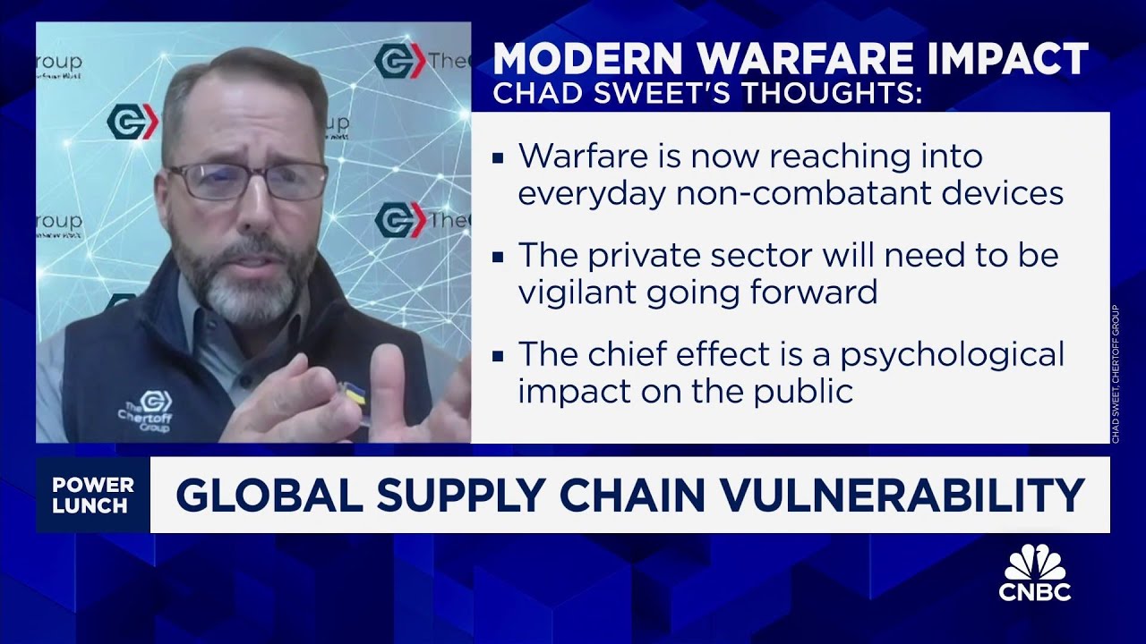 Pager attack used supply-chain spy tactic, says Chertoff Group CEO Chad ...