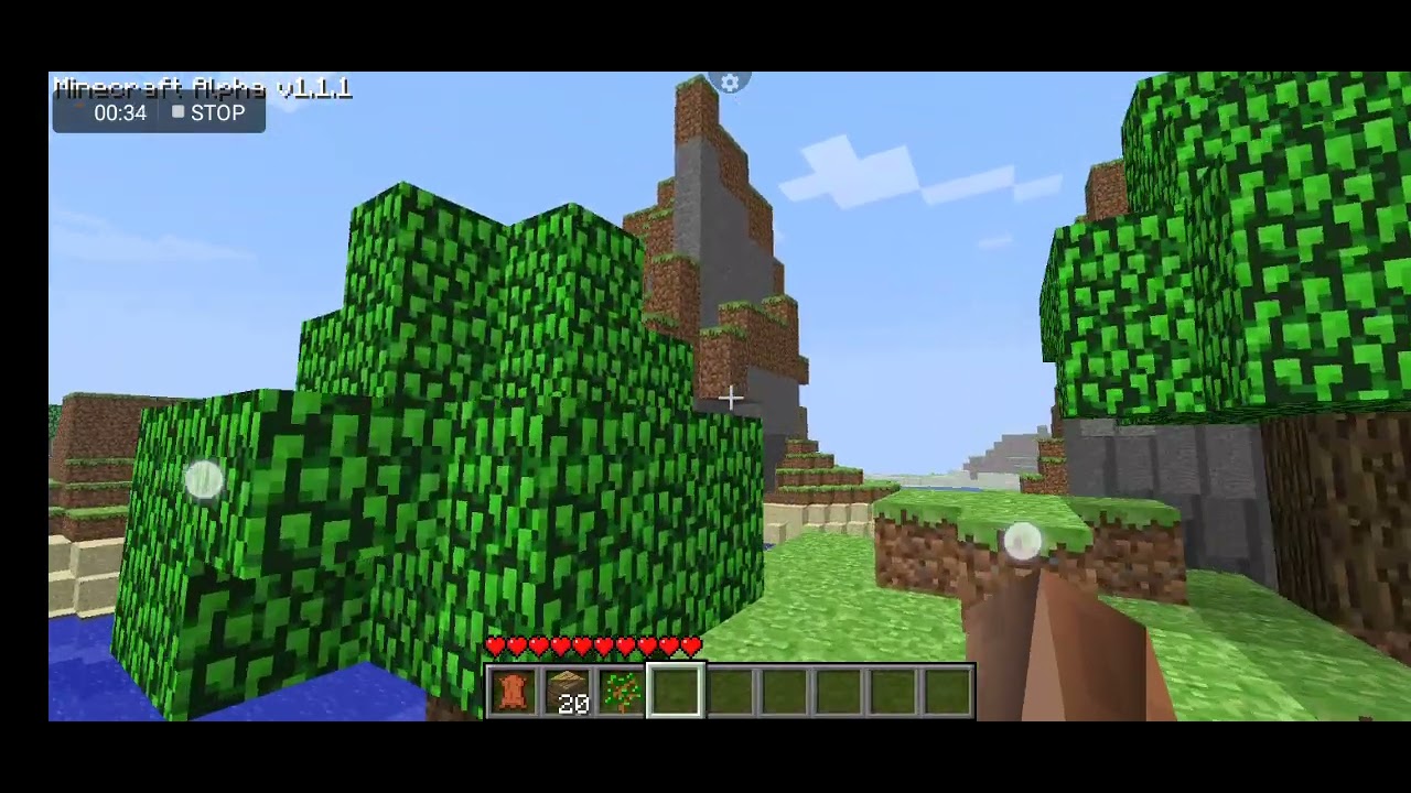 minecraft alpha 1.1.1 in pojavlauncher - YouTube