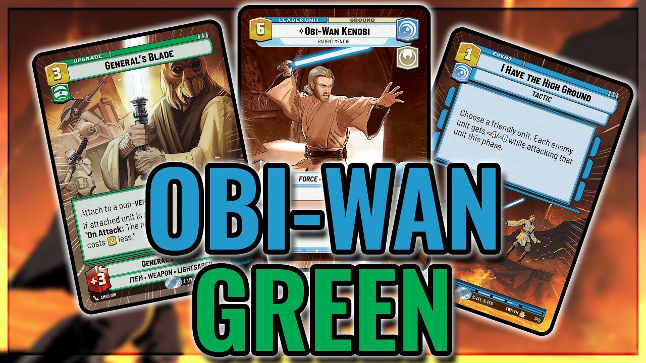 CAN OBI WAN FIT IN THE META? | Star Wars Unlimited Obi-Wan Deck Tech ...