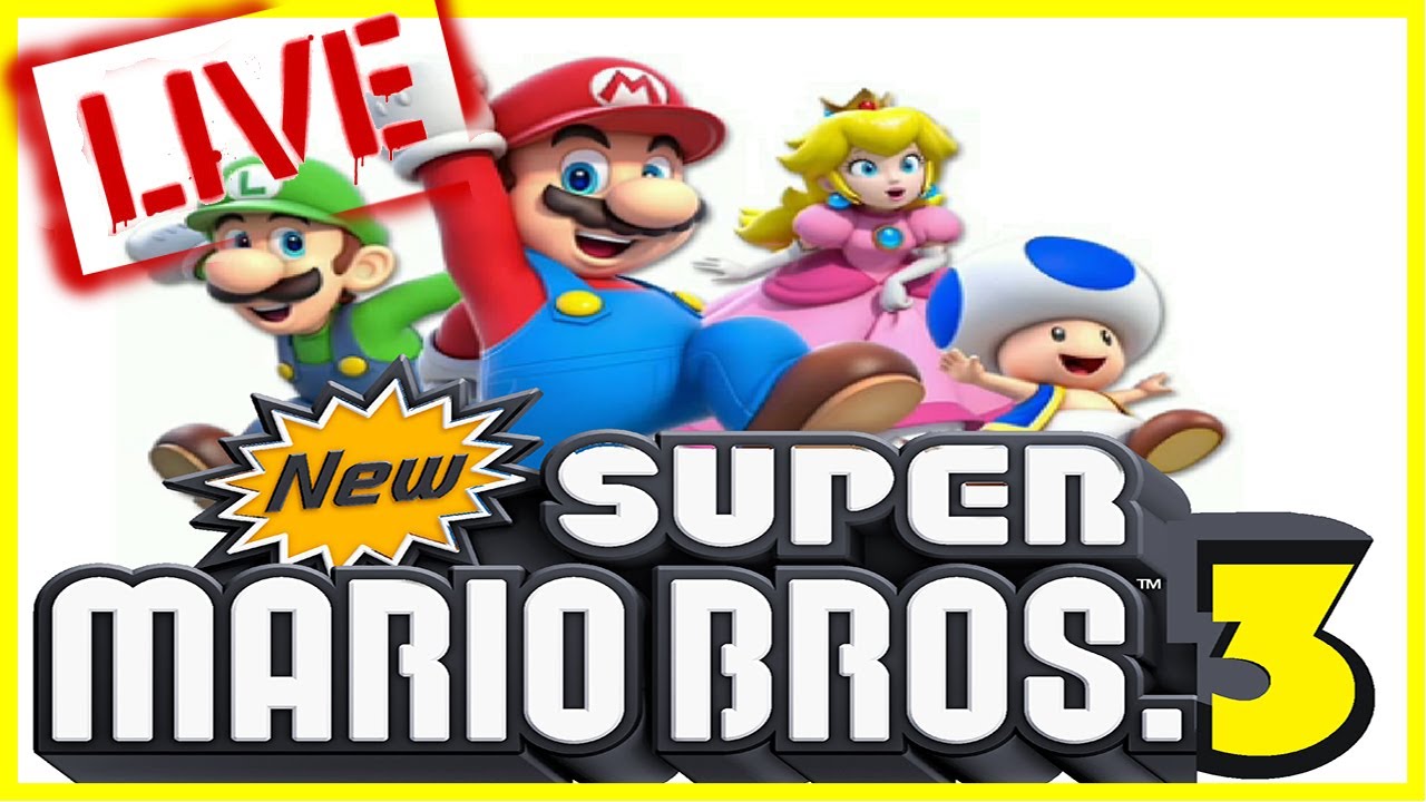 🔴[Exclusivo]New Super Mario Bros 3 HD 60 FPS #rumo 700 inscritos! - YouTube