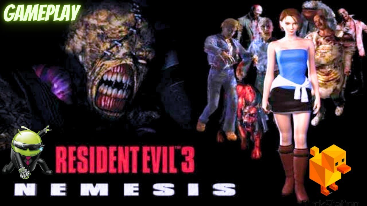 Residente evil 3 nemesis no emulador duckstation Android - YouTube