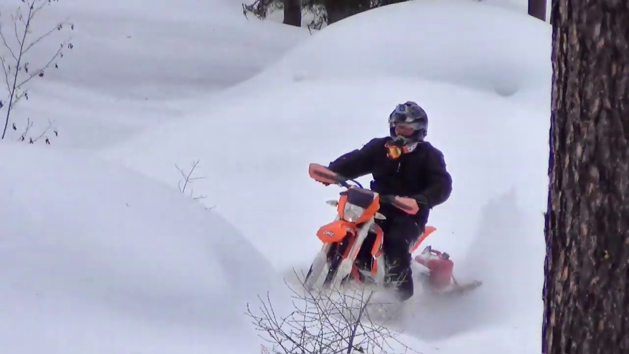 Timbersled jumping slash piles in deep snow. Too fun - YouTube