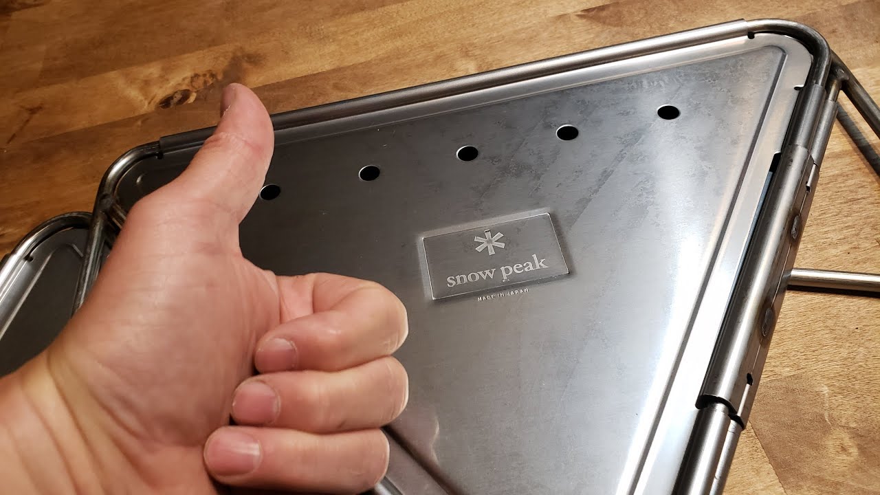 Snow Peak set up & unboxing - YouTube