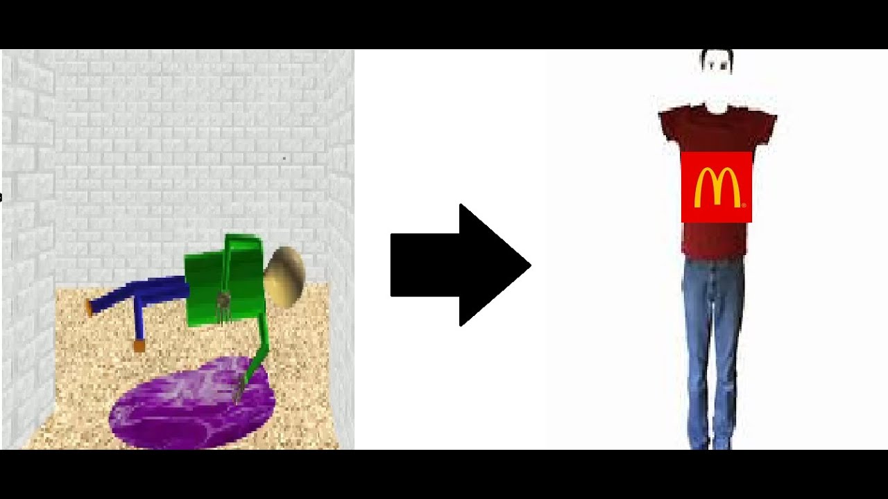 Baldi Drinks Grimace Shake Secret Ending! (I failed to get it) - YouTube