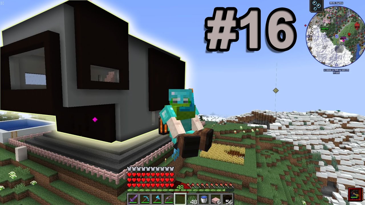 MI CASA en la MONTAÑA | Minecraft #16 - YouTube