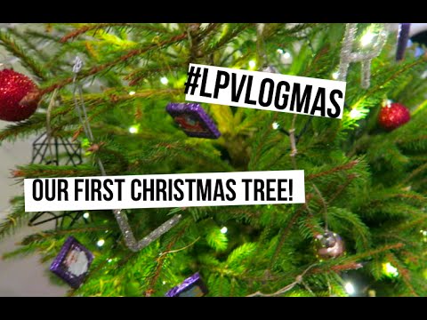 Our First Christmas Tree | #LPvlogmas Day 6 - YouTube