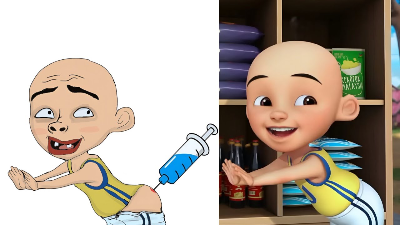 Funny Memes || Drawing Funny Memes video animasi Upin Ipin . - YouTube