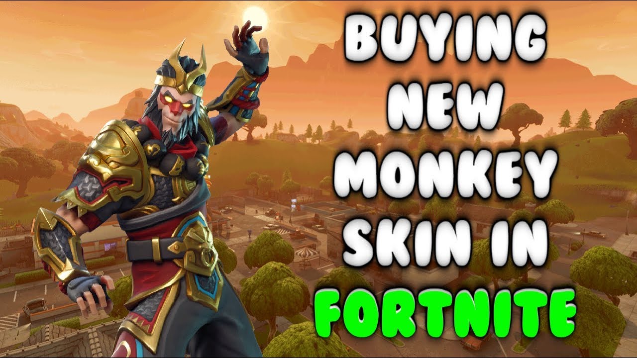 FORTNITE: BUYING THE NEW MONKEY KING SKIN!! (Wukong) - YouTube