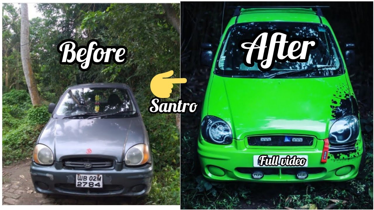 Hyundai santro zip drive full modified and restoration - YouTube