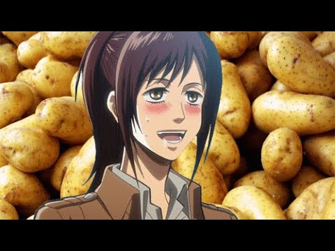 Mikasa blames Sasha for “farting” (passing gas funny video) 