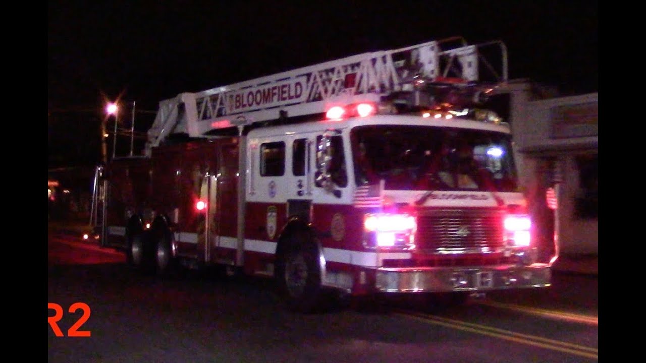 Bloomfield Fire Department Truck 1 Responding 3-27-16 - YouTube