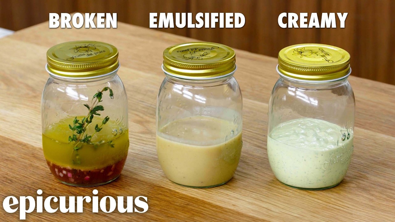 These 3 Dressings Will Upgrade Any Salad | Epicurious 101 - YouTube