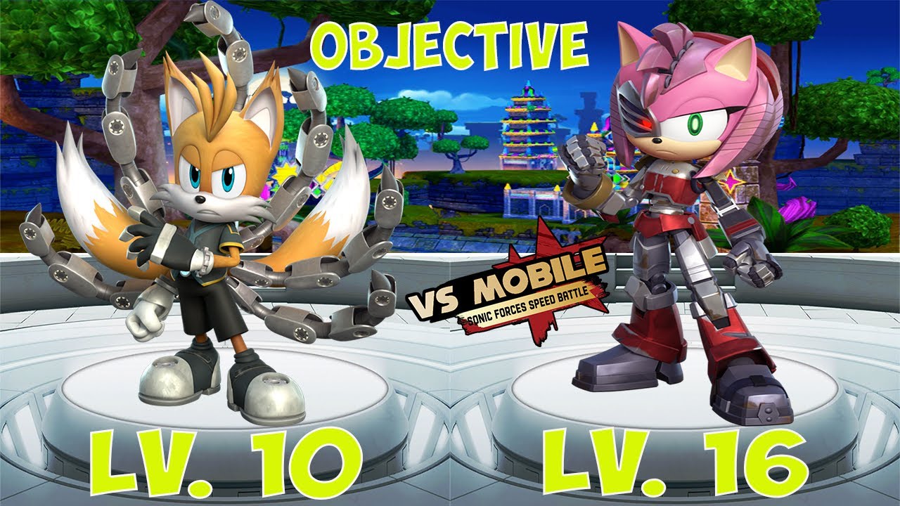 Sonic Forces My Objective for - Tails Nine (Lv.10) and Rust Rose (Lv.16 ...