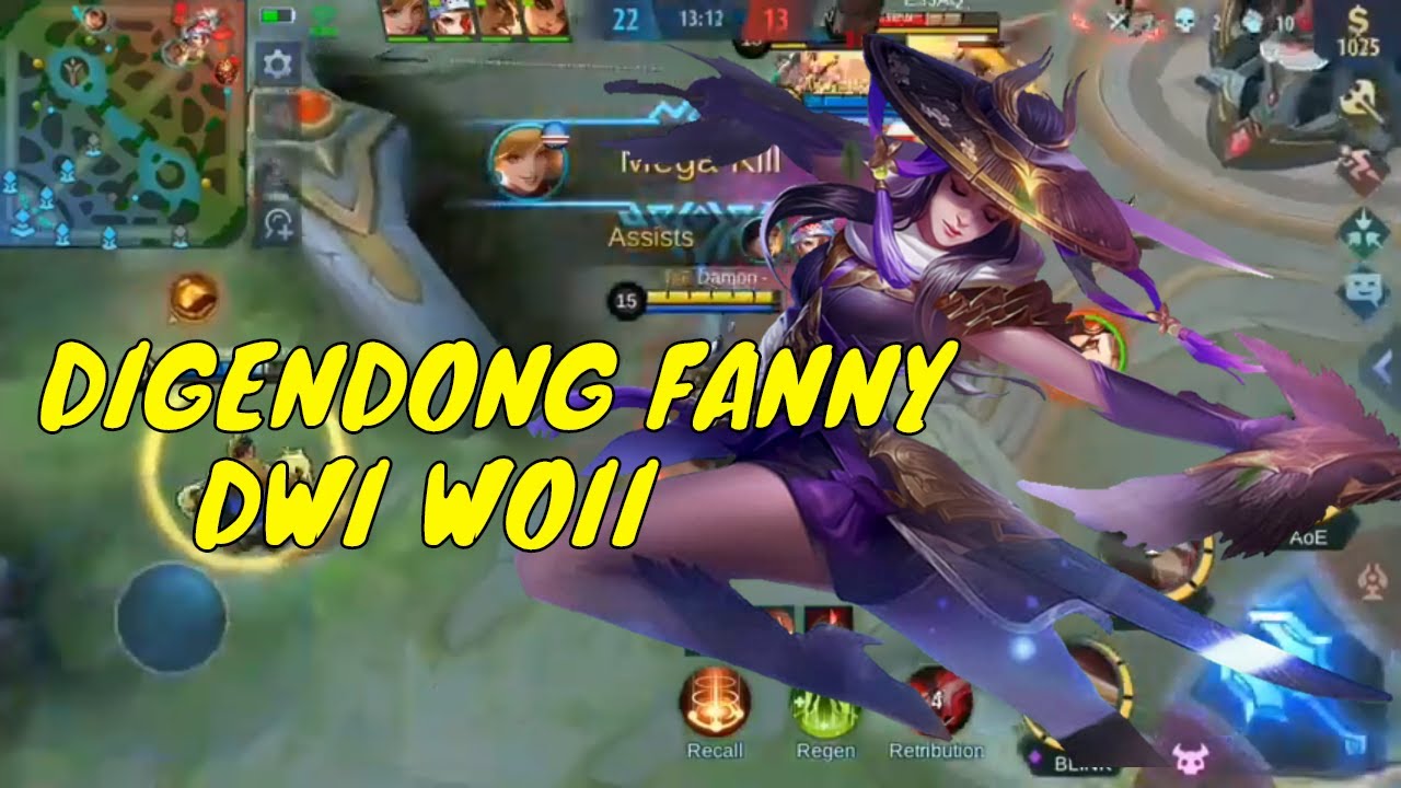 GAK NYANGKA DIGENDONG FANNY DWI WOII, SANTUY COY I MOBILE LEGENDS - YouTube