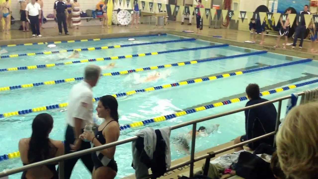 Knoch VS. Butler High School Swimming Scrimmage 100 Breast 2012 IL CC ...